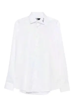 Karl Lagerfeld Logo-embroidered Shirt - White
