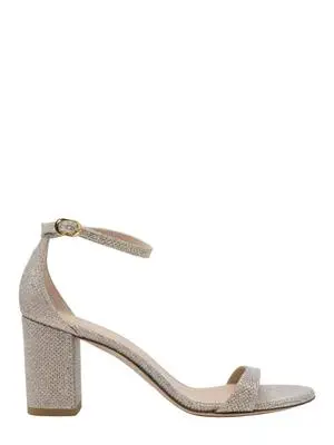 STUART WEITZMAN 75mm Block Heel Sandals - Neutrals