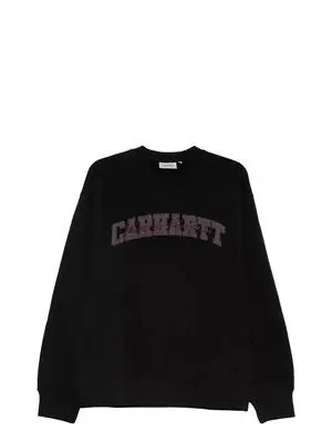 Carhartt Work In Progress Big School Logo Sweatshirt - Black
