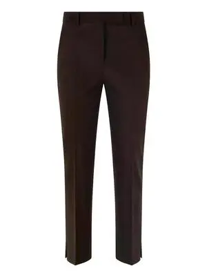 Incotex Slit-details Trousers - Brown