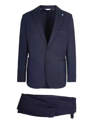 MANUEL RITZ Single-breasted Suit - Blue
