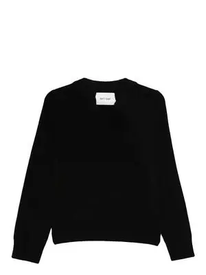 Soft Goat V-neck Sweater - Black
