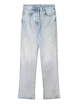 Patrizia Pepe Button-detailed Pants - Blue