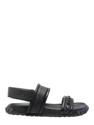 Ash Studded Strap Sandals - Black