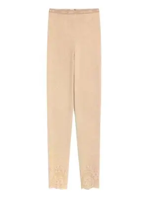 Valentino Garavani Cashmere Leggings - Neutrals