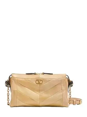 Valentino Garavani Panthea Small Shoulder Bag - Neutrals