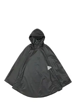 AND WANDER Hooded Coat - Black