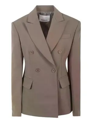 THE FRANKIE SHOP Doyer Cinched Blazer - Neutrals