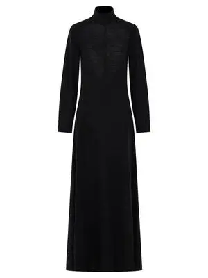 Raquel Diniz High-neck Maxi Dress - Black