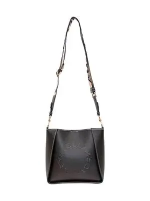 Stella McCartney Perforated-detail Cross Body Bag - Black