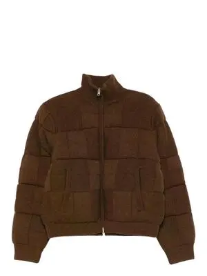 Guest In Residence Quilted Puffer Jacket Brown