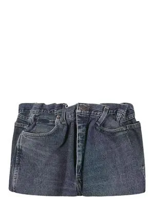 ALL IN Mini Denim Skirt - Blue