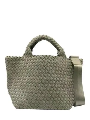 NAGHEDI Small Woven Tote Bag - Green
