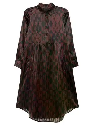 Cynthia Rowley Geometric Print Dress - Black