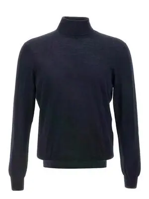 GRAN SASSO Turtleneck Sweater - Blue