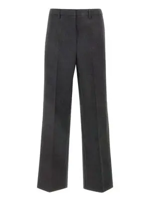 HERSKIND Ivano Pleated Trousers - Grey