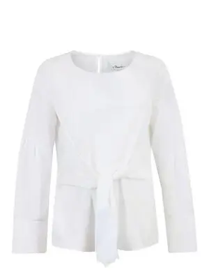 3.1 Phillip Lim Tie-front Blouse - Wh100 White