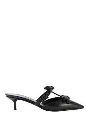 Valentino Garavani 40mm Bow-detail Mules - Black