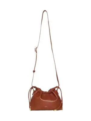 A.p.c. Ninon Mini Shoulder Bag - Brown