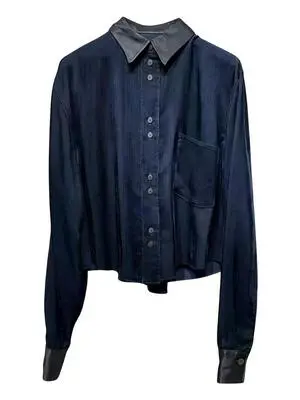 FORTE_FORTE Patch-pocket Shirt - Blue