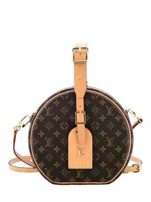 LOUIS VUITTON Petite Boite Chapeau Monogram Crossbody Bag - Brown