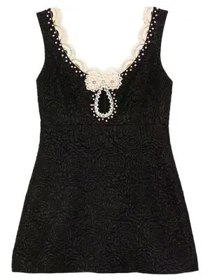 CYNTHIA ROWLEY Bead-Embellished Dress
