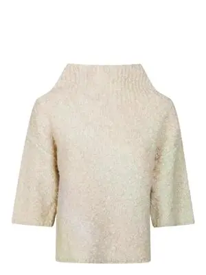 Max Mara Funnel-neck Sweater - Neutrals