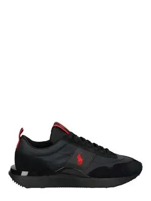 Polo Ralph Lauren Train 89 Logo-embroidered Sneakers - Black