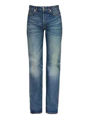FERRAGAMO Five-pocket Straight Jeans - Blue