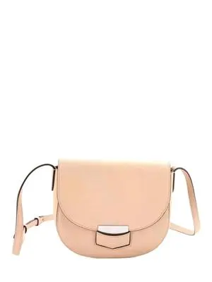 Celine Trotteur Grainy Leather Small Crossbody Bag - Neutrals