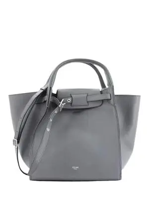 Celine Big Bag Smooth Calfskin Small Tote - Grey