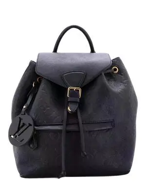 LOUIS VUITTON Montsouris Pm Backpack Monogram Empreinte Leather - Black