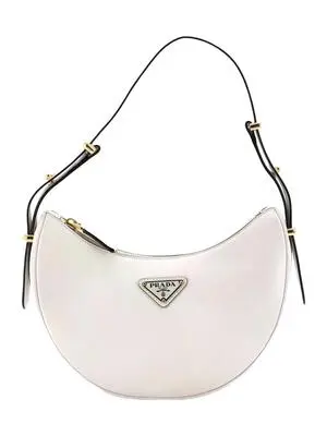 Prada Prada Half Moon Small Hobo Bag White