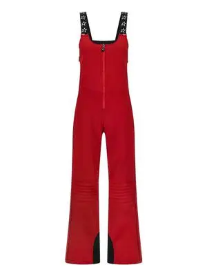 Perfect Moment Jg Bib Star-motif Ski Overalls - Red