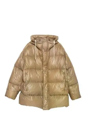 JIL SANDER Down Jacket - Brown