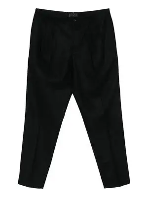 BRIGLIA 1949 Villeneuve Pleated-front Trousers - Black