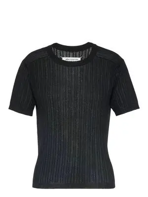 MAISON MARGIELA Crewneck Short-sleeve Shirt - Black