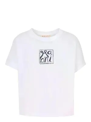 Marni Logo-print T-shirt - White