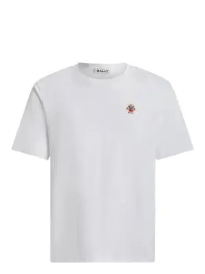 Bally Crest Cotton T-shirt - White