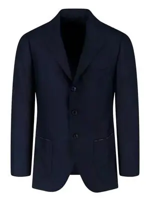 Cesare Attolini Monopetto Cashmere Blazer - Blue