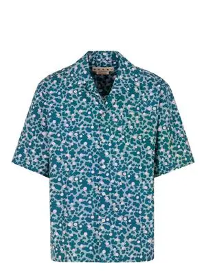 Marni Short-sleeve Pocket Shirt - Blue