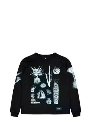 NEIGHBORHOOD Graphic-printed Long-sleeved Sweatshirt - Black