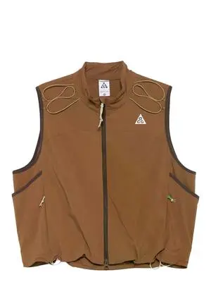 Nike Death Bloom Zip Vest - Brown