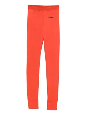 JIL SANDER Logo-detail Trousers - Red
