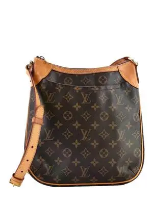 LOUIS VUITTON Odeon Handbag Monogram Canvas Pm - Brown