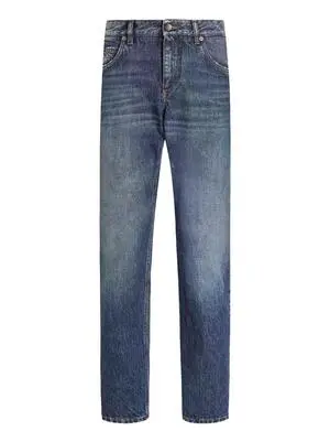 Dolce & Gabbana Logo-plaque Jeans - Blue