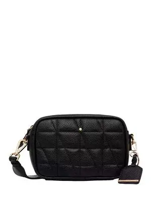 Geox Narcisia Quilted Crossbody Bag - Black