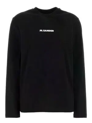JIL SANDER Logo-detailed T-shirt - Black
