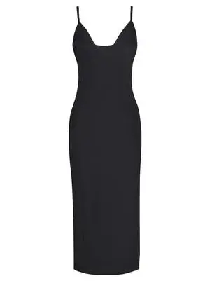 AXEL 113 Tess Midi Dress - Black
