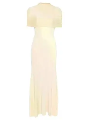 Roland Mouret Cutout Midi Dress - Yellow